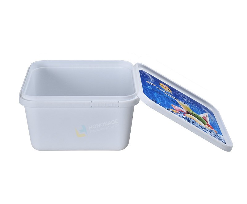 Square Ice Cream Containers - Honokage Packaging
